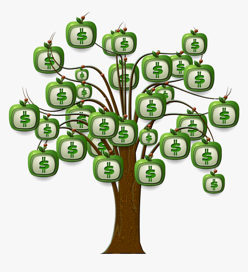 Tree Png Transparent Image - Green Money Tree Png, Png Download ...