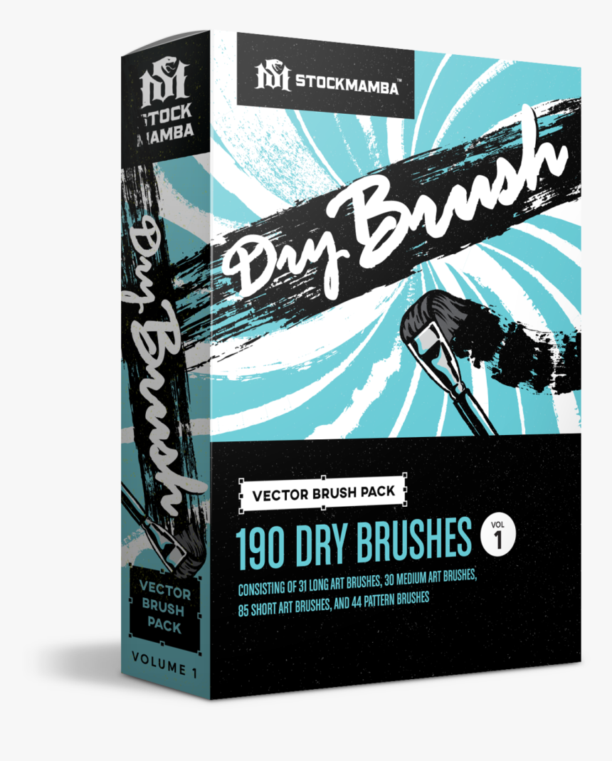 Dry Brush Vector Brush Pack - Flyer, HD Png Download , Transparent Png ...