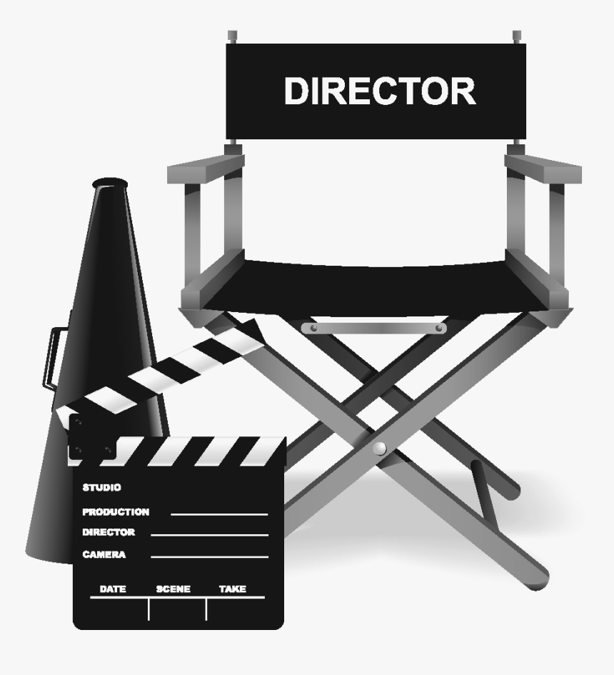 Transparent Chair Clip Art - Director Chair Clipart, HD Png Download ...