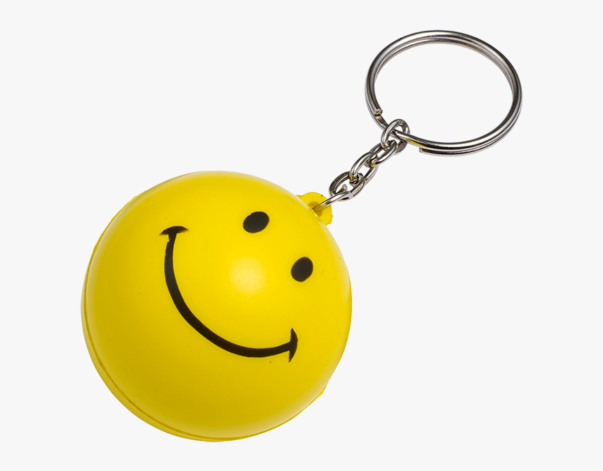 Smiley Emoji Keychain - Key Ring Of Smiley, HD Png Download ...