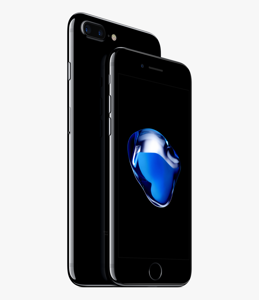 Iphone 7 And 7 Plus Jet Black, HD Png Download , Transparent Png Image ...
