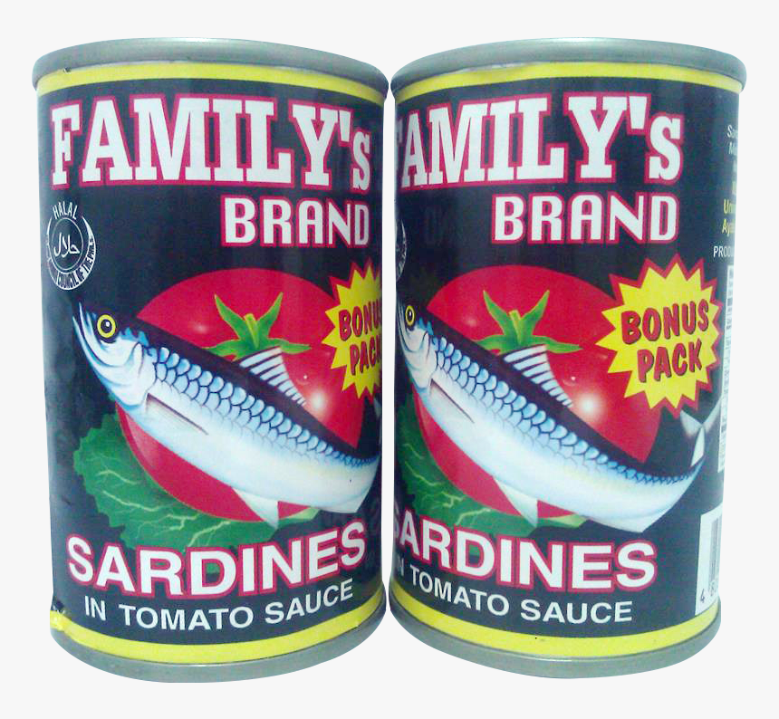 Family Sardines Bonus 155g - Family's Brand Sardines Design, HD Png ...
