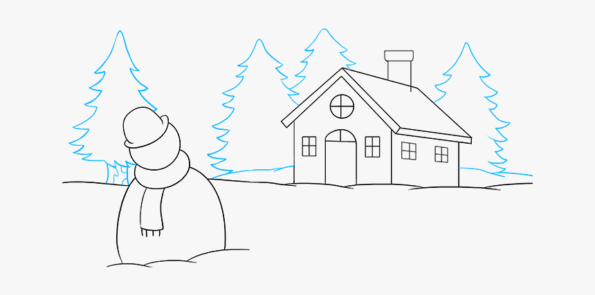 Winter Wonderland Drawing