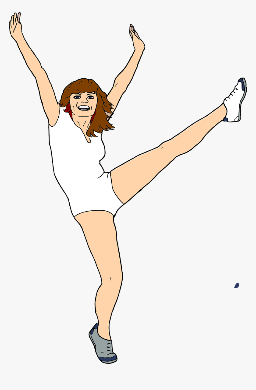 Aerobic Dance Cartoon Png, Transparent Png , Transparent Png Image ...