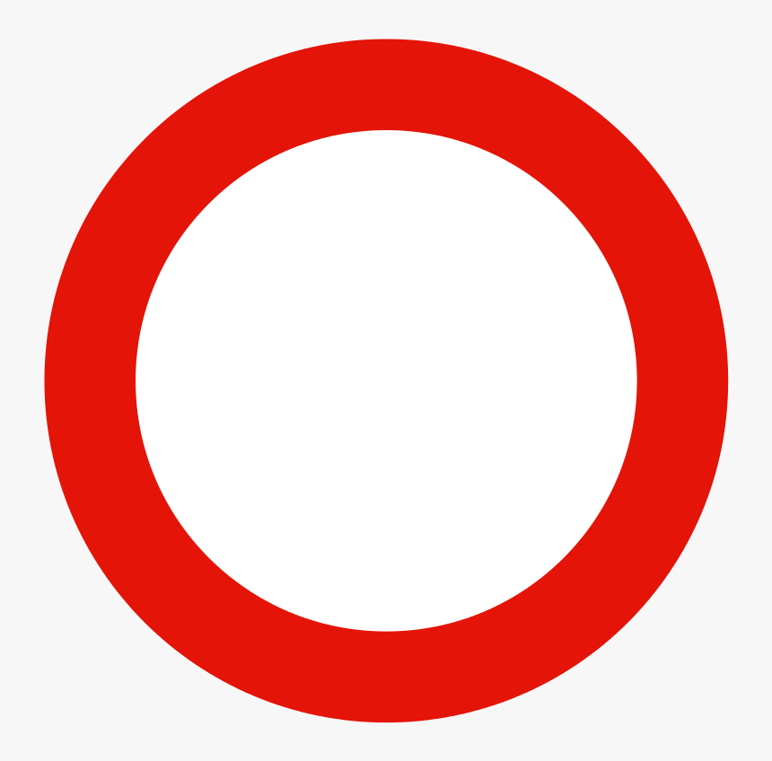 Red Circle No Symbol