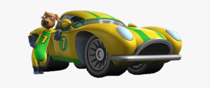 Turbo Dogs Clutch In Front Of His Car - Turbo Dogs Car, HD Png Download ...