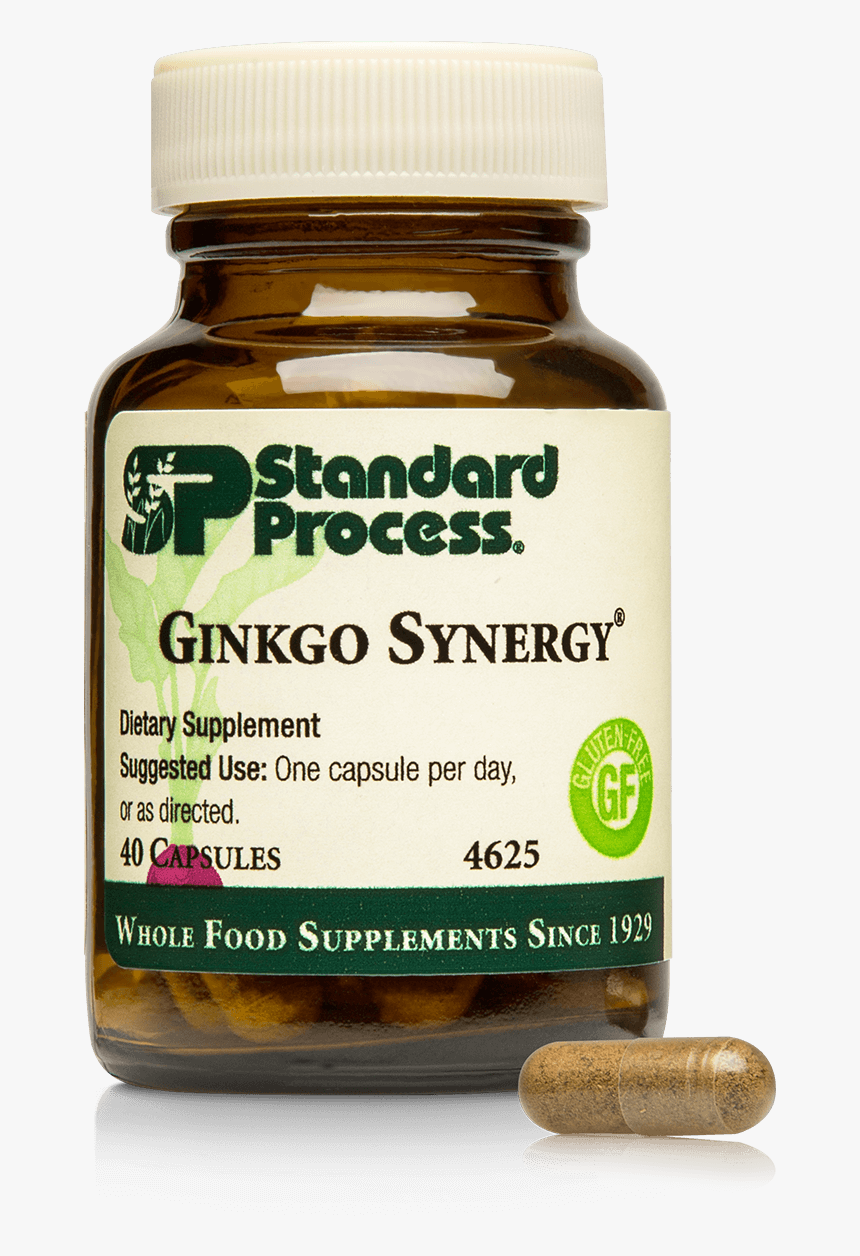 4625 Ginkgo Synergy Bottle Capsule - Ginkgo Supplement Standard Process ...