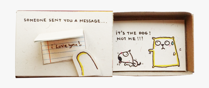 Someone Sent You A Message - Cartoon, HD Png Download , Transparent Png ...