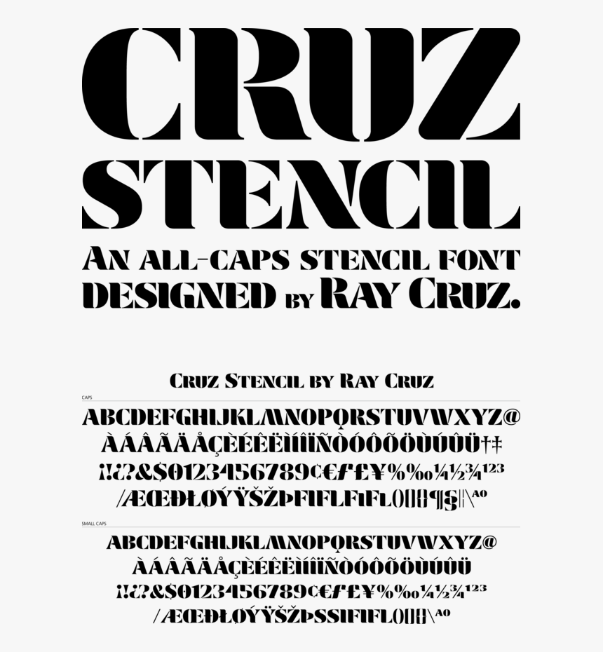 Cruz Stencil K Billboard Billboard - Poster, HD Png Download ...