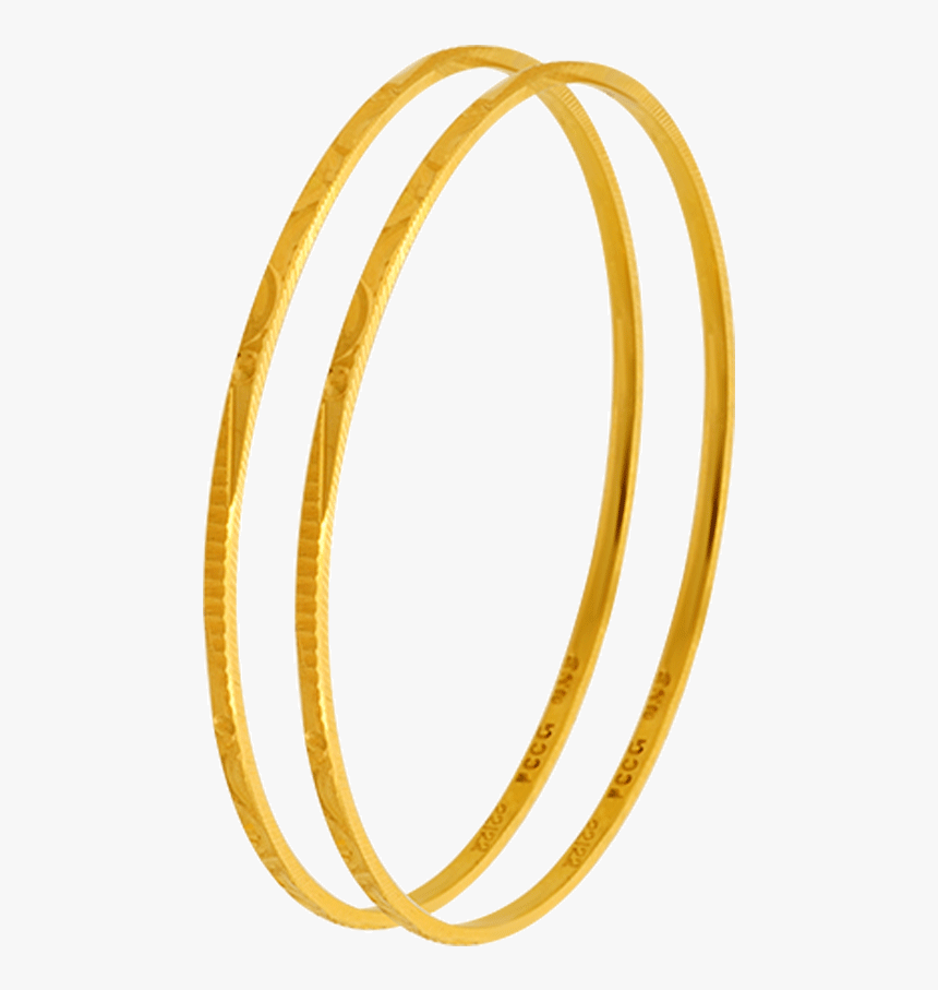 22k Yellow Gold Bangle Churi - Bangle, HD Png Download , Transparent ...