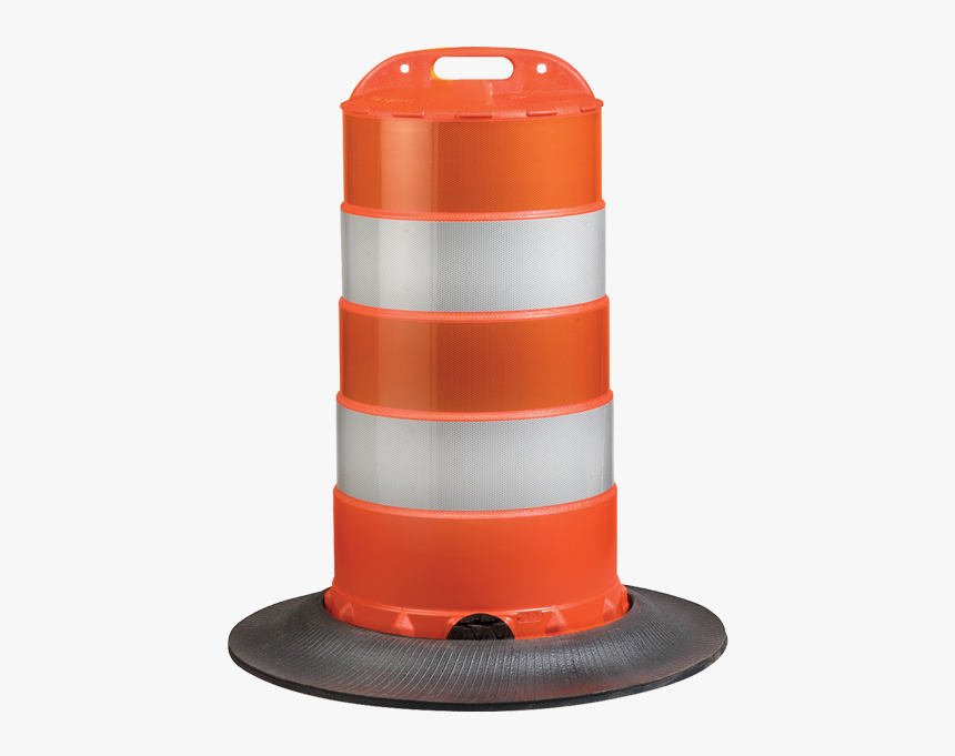 Orange Construction Barrels Transparent, HD Png Download , Transparent ...
