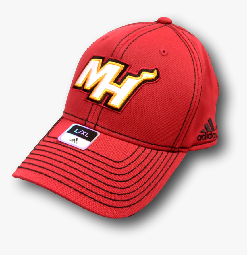 Adidas Miami Heat Structured Flex Fitmax Nba Cap - Baseball Cap, HD Png ...