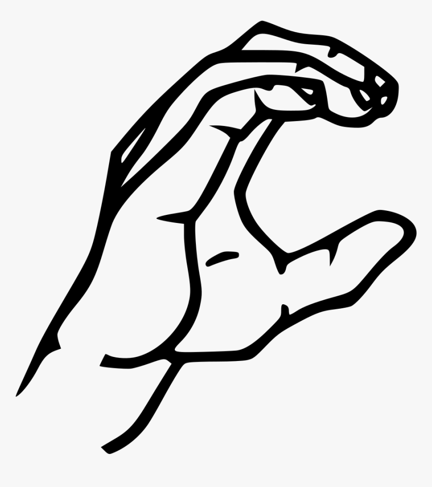Sign Language Letter C, HD Png Download , Transparent Png Image - PNGitem