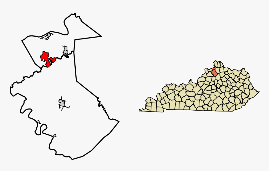 Map Of Kentucky, HD Png Download , Transparent Png Image - PNGitem