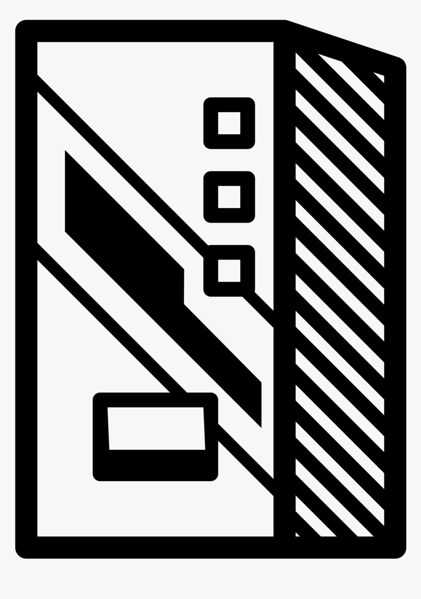 Vending Machine Silhouette Png, Transparent Png , Transparent Png Image ...