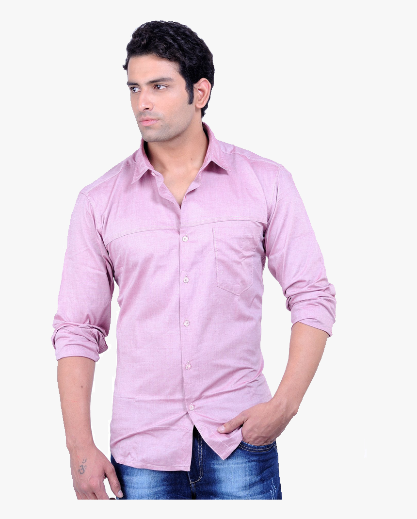 Mens Plain Pink Shirt - Gentleman, HD Png Download , Transparent Png ...