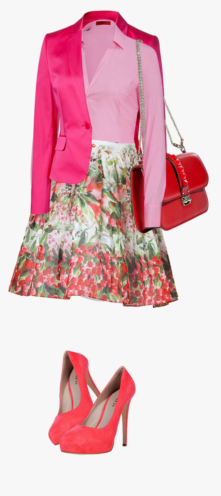 Pink Outfits Polyvore