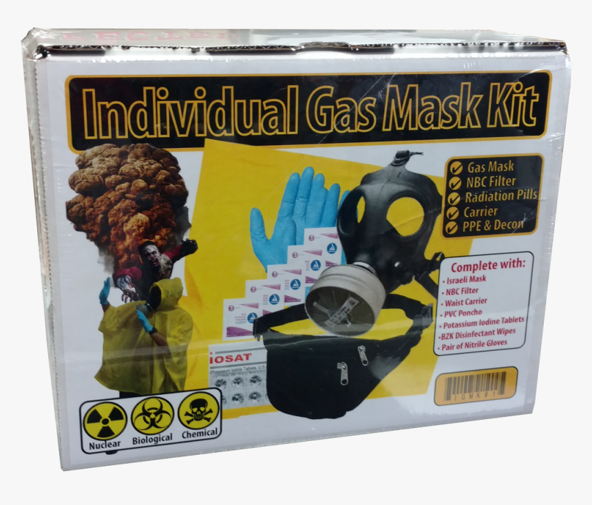 Individual Gas Mask Kit - Poster, HD Png Download , Transparent Png ...