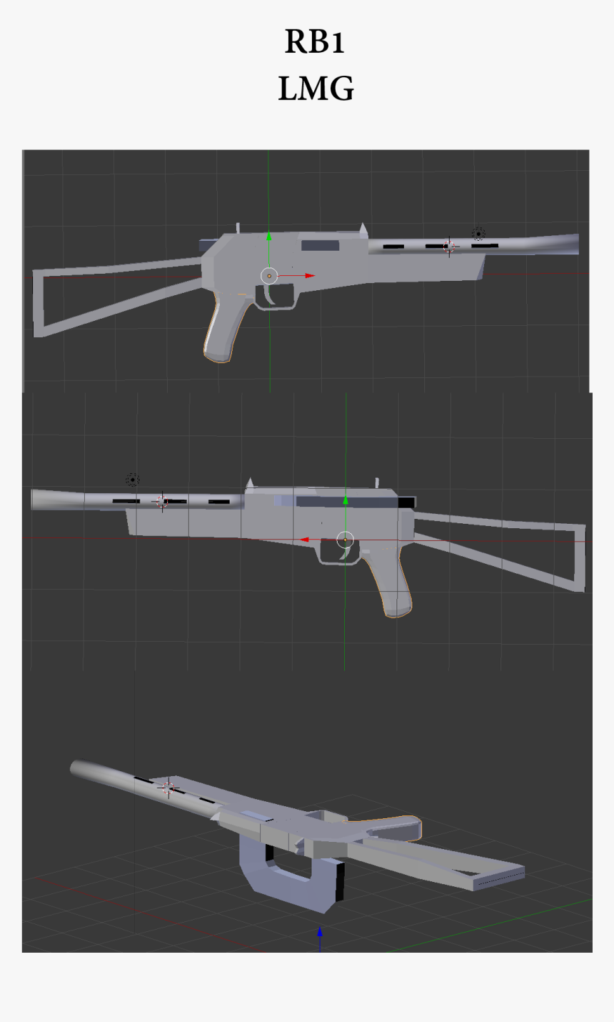 Rb1 Gun Concept - Airsoft Gun, HD Png Download , Transparent Png Image ...