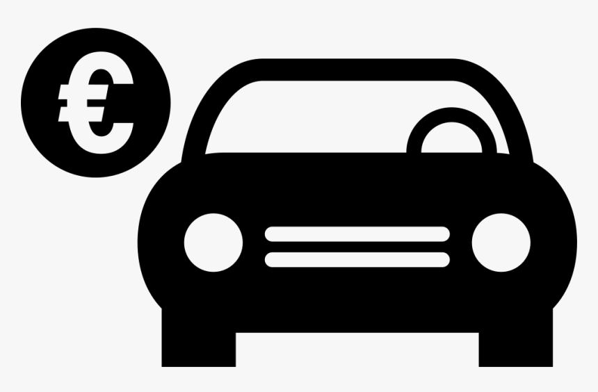 Car With Euro Symbol - Car Price Icon Png, Transparent Png ...