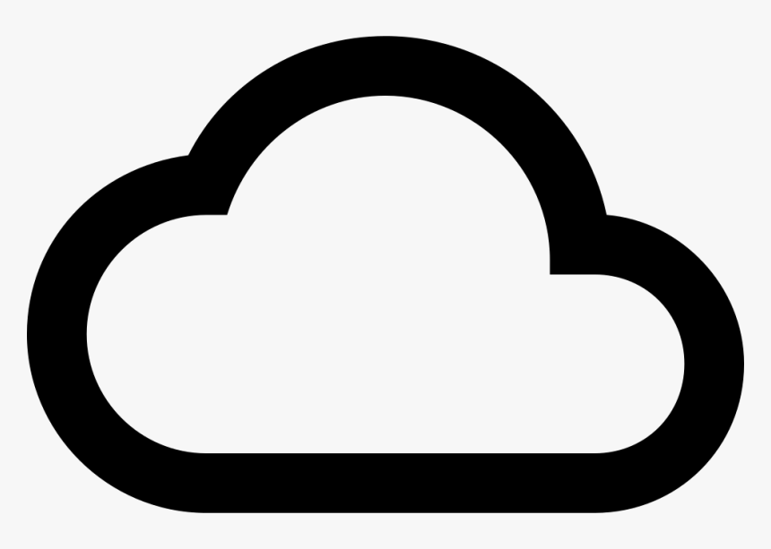 Cloud Outline, HD Png Download , Transparent Png Image - PNGitem