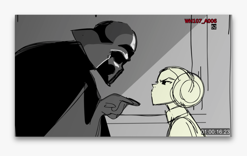 A Sample Of Early Storyboard Animatics From Some Of - Illustration, HD ...