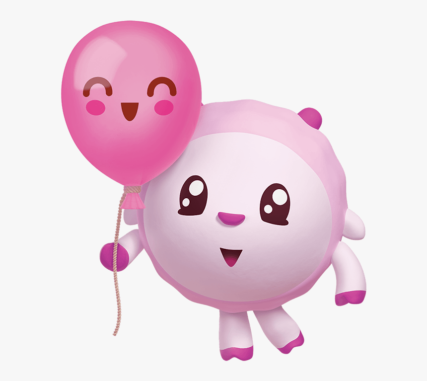 Babyriki Wally Holding Balloon - Malyshariki, HD Png Download ...