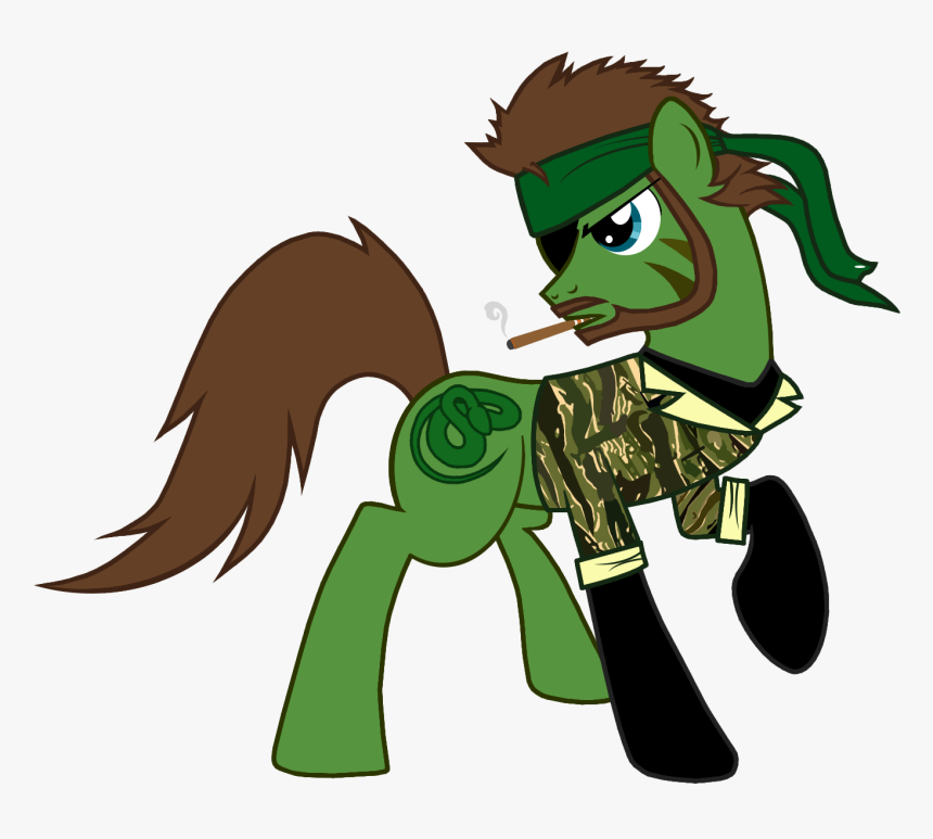 Metal Gear Solid Big Boss Mlp, HD Png Download , Transparent Png Image ...