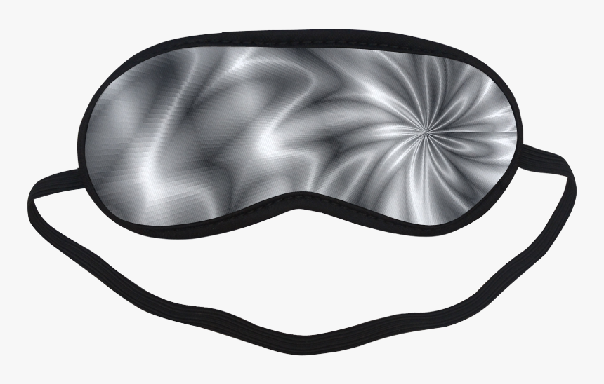 Silver Shiny Swirl Sleeping Mask - Water Polo Sleep, HD Png Download ...