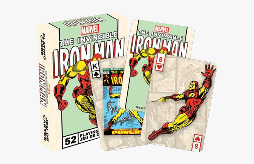 The Invincible Iron Man Playing Cards - Iron Man Playing Cards, HD Png ...
