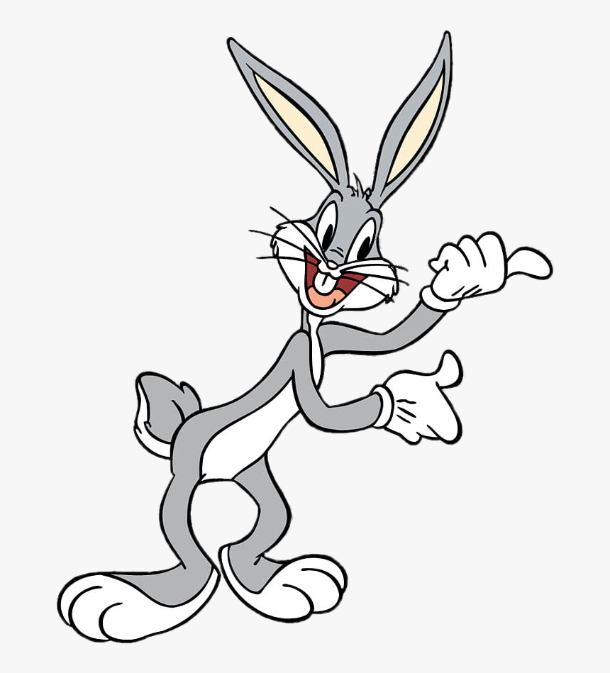 Bugs Bunny Hitchhiking - Bugs Bunny En Png, Transparent Png ...