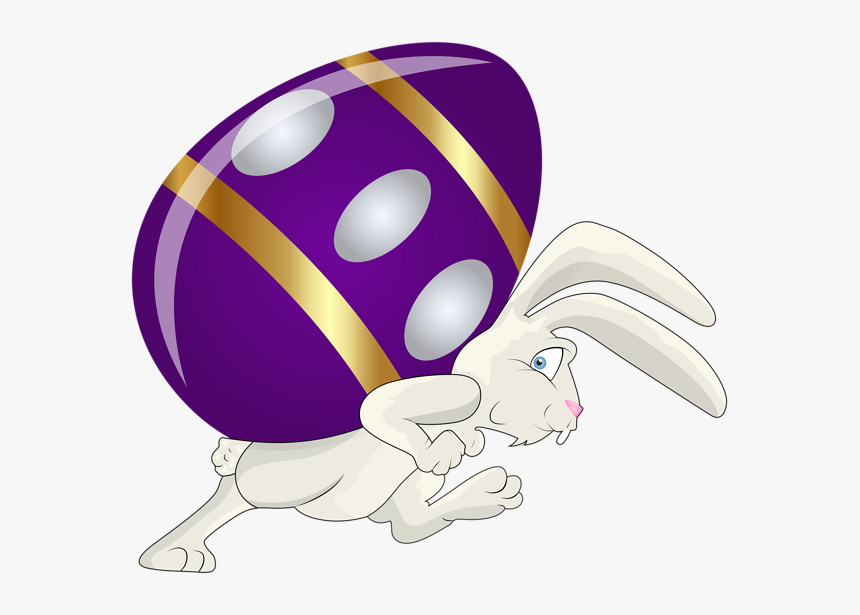 Bunny And Egg Png Clip Art Image - Drawing, Transparent Png ...