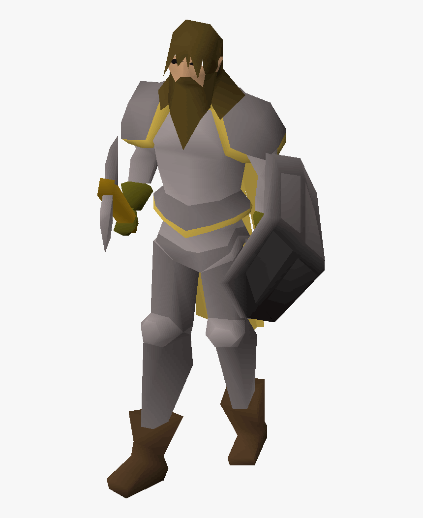 Old School Runescape Black Knight, HD Png Download , Transparent Png ...