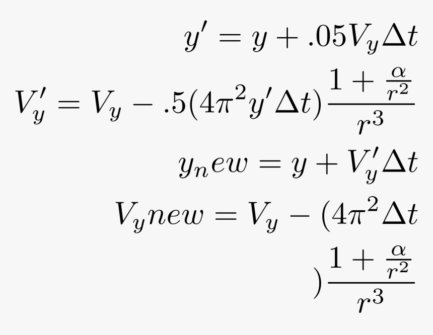Precession Movement Equations - Celestial Mechanics Equations, HD Png ...