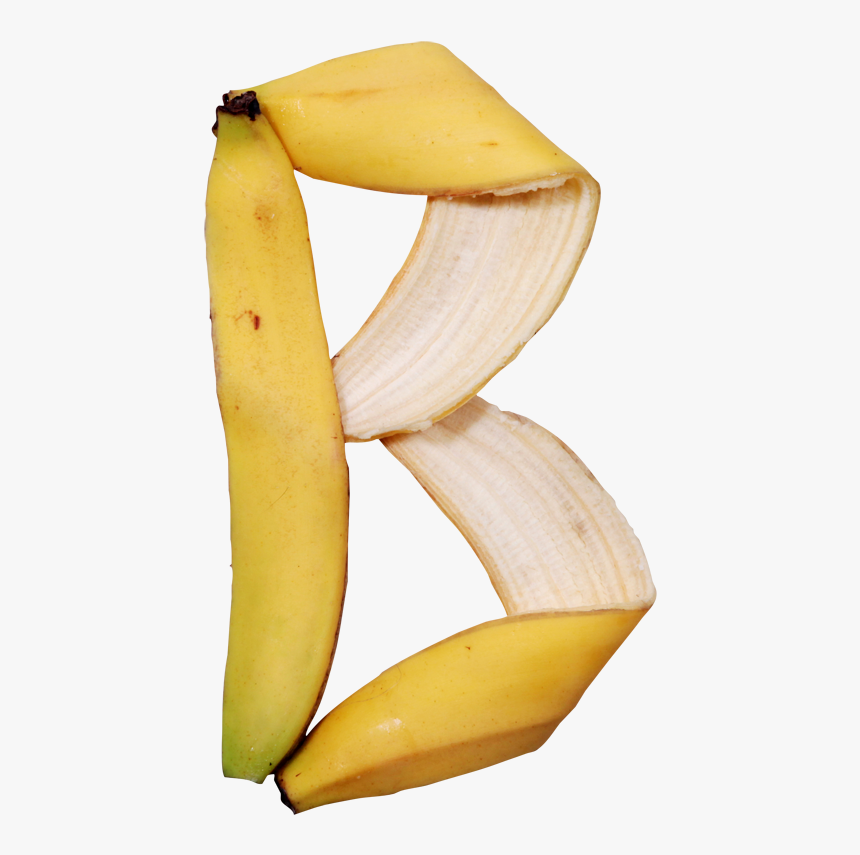 Banana Peel Letter B, HD Png Download , Transparent Png Image - PNGitem