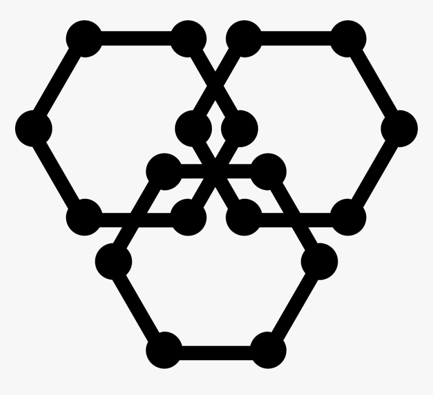 Three Hexagons - Graphene Rectangular Unit Cell, HD Png Download ...