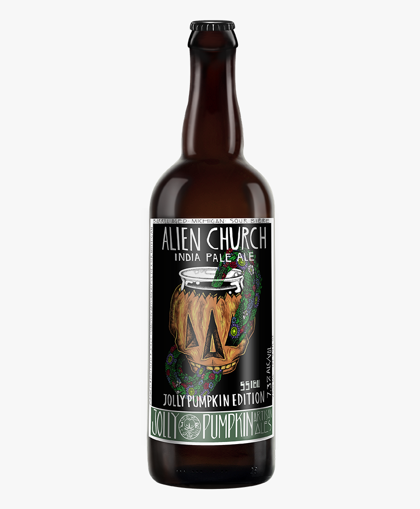 Alien Church Bottle - Jolly Pumpkin La Parcela, HD Png Download ...