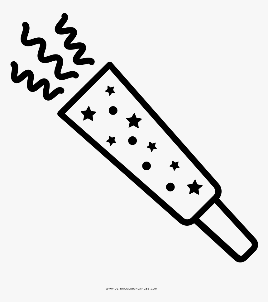 Streamers Coloring Page - Party Blower Coloring Sheet, HD Png Download ...