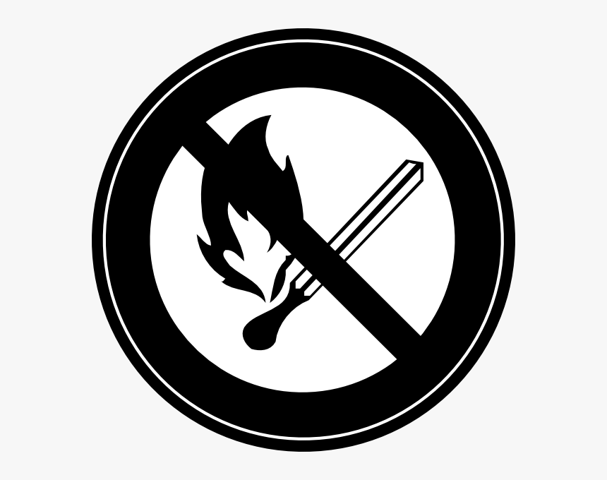 No Clip Art At - Do Not Play With Fire Sign, HD Png Download ...