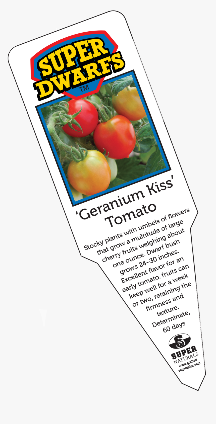 Geranium Kiss Tomato Label - Cherry Tomatoes, HD Png Download ...