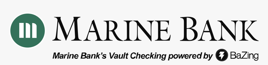 Marine Bank Logo - Black-and-white, HD Png Download , Transparent Png ...