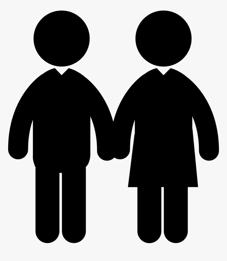 Homosexual Couple Of Two Men - Couple Holding Hands Icon, HD Png ...