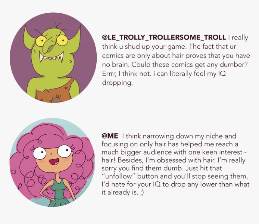 Negative Comments To Artist, HD Png Download , Transparent Png Image ...