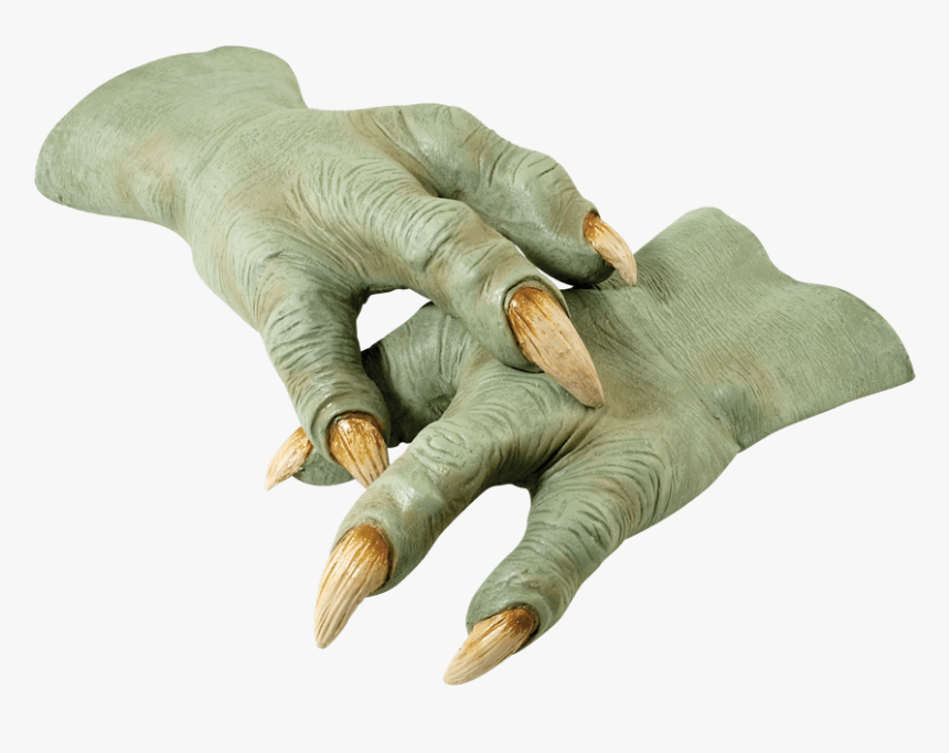 Yoda Latex Hands - Yoda Hand, HD Png Download , Transparent Png Image ...