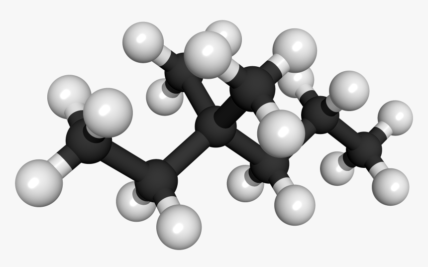 3,3-dimethylhexane 3d Ball, HD Png Download , Transparent Png Image ...