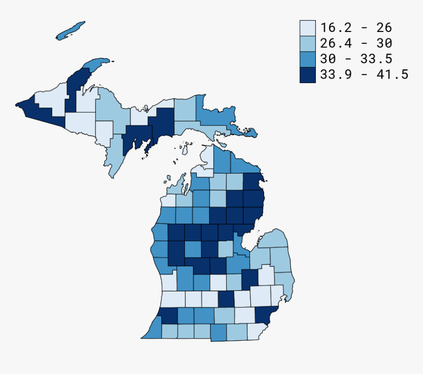 Michigan Map, HD Png Download , Transparent Png Image - PNGitem
