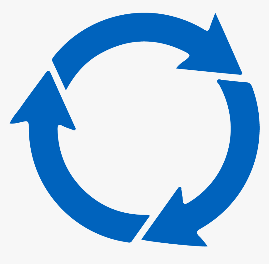 Circular Economy Icon Blue, HD Png Download , Transparent Png Image ...