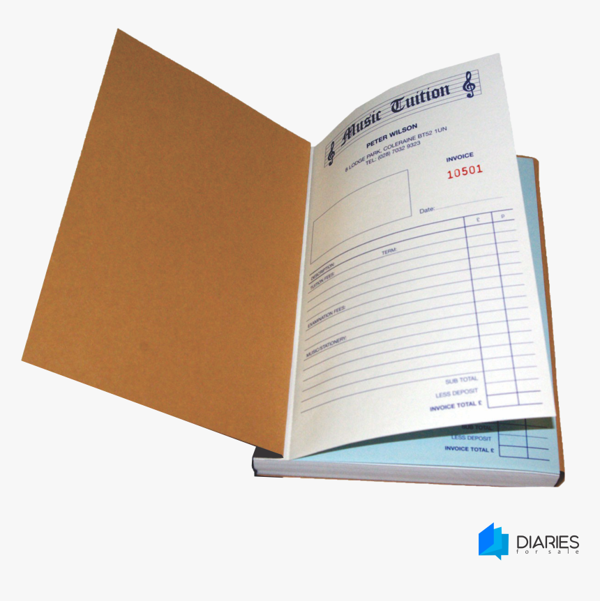 Invoice Book Printing Johannesburg - Personal Invoice Books, HD Png ...