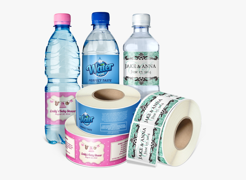 Water Bottle Label Png - Plastic Bottles With Labels, Transparent Png ...
