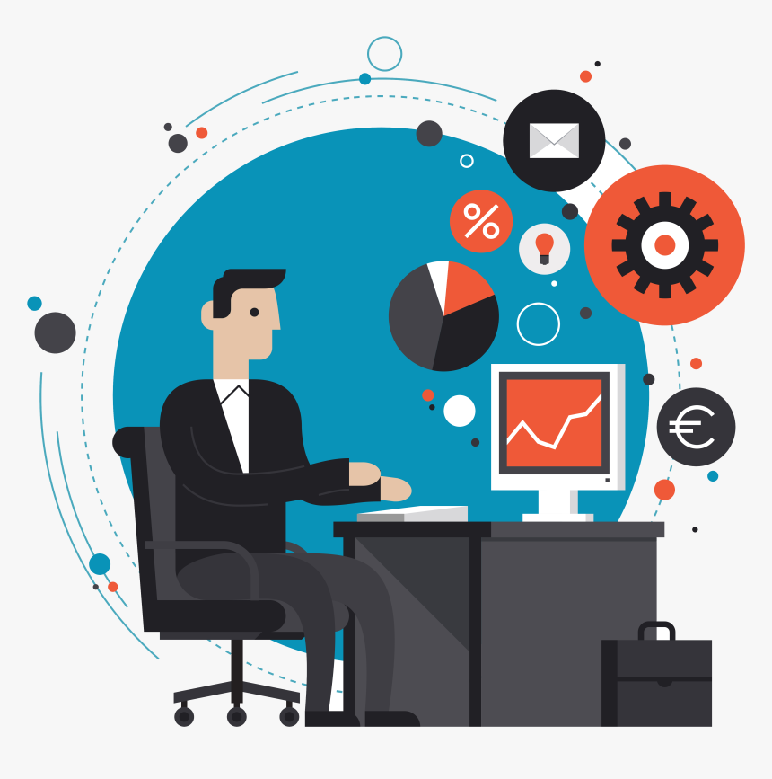 Working On Computer Png, Transparent Png , Transparent Png Image - PNGitem